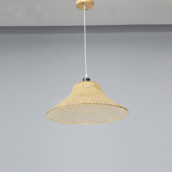 Bamboo Wicker Rattan Cap Lampshade Pendant Light by Artisan Living ...